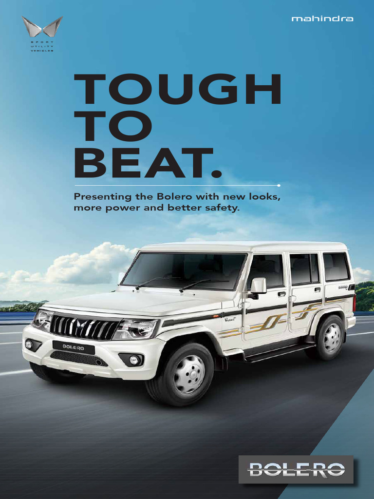 Bolero Brochure | PDF | Anti Lock Braking System | Brake
