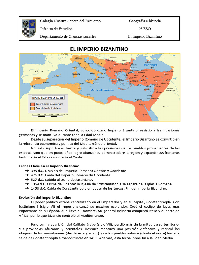 El Imperio Bizantino | PDF