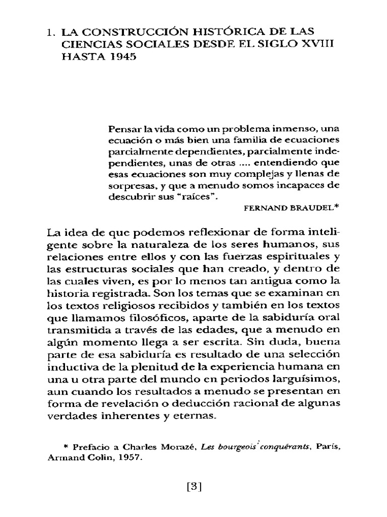 Wallerstein Abrir Las Ciencias Sociales Pdf