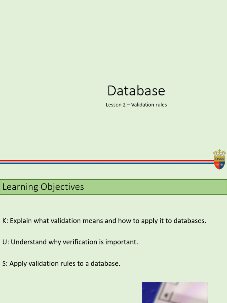 Database Lesson 2 | PDF Database Lesson 2 | PDF