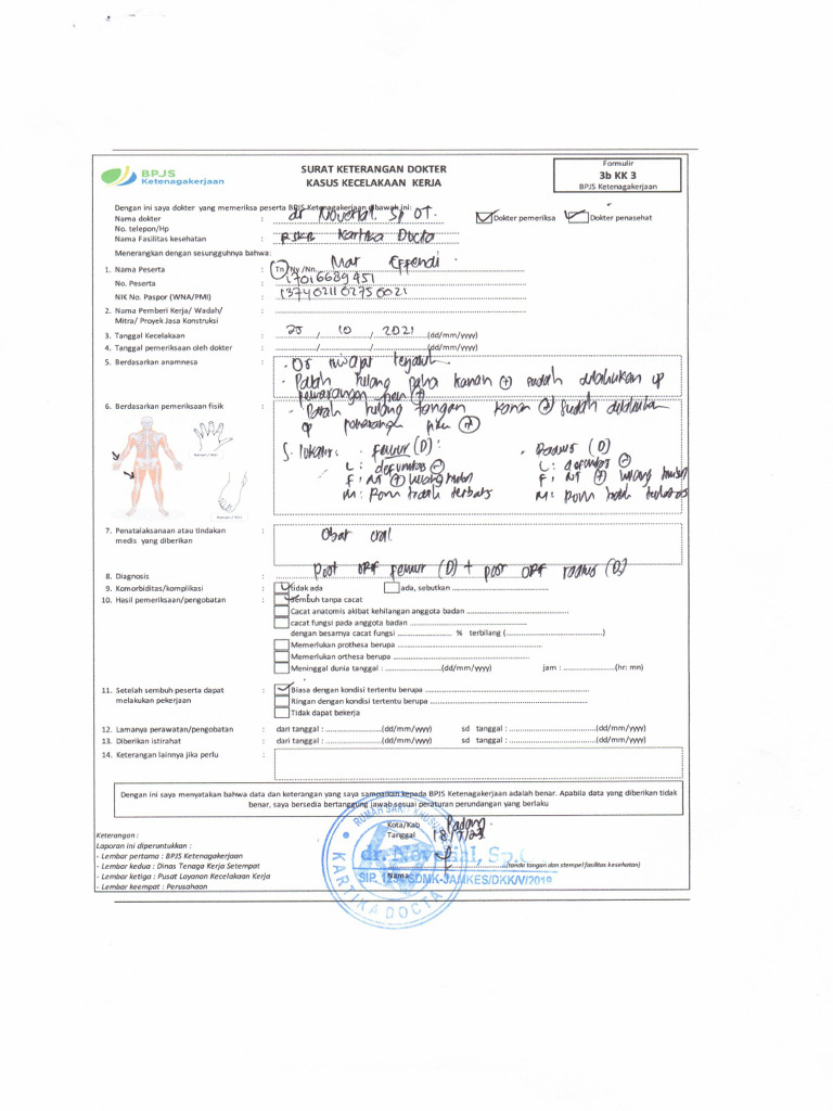 Form 3b KK 3 MAT EFFENDI | PDF