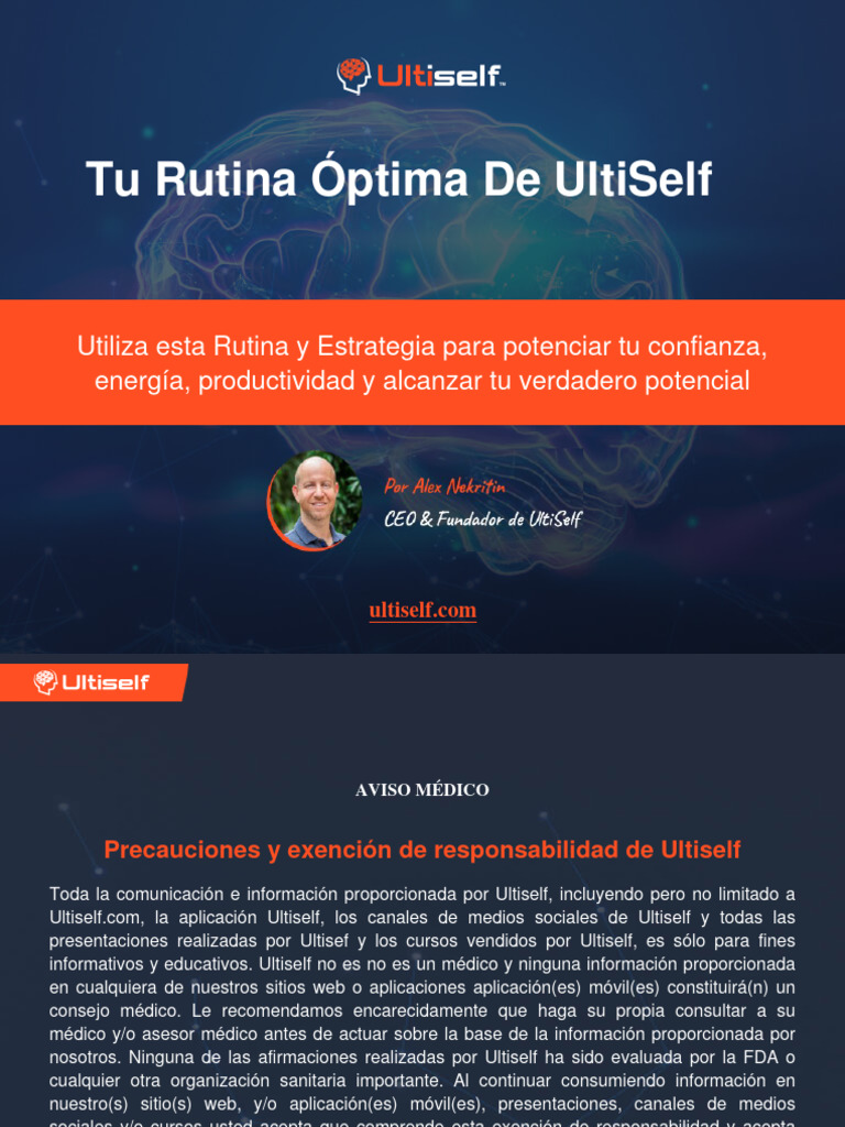 Rutina Óptima 2468299 | PDF