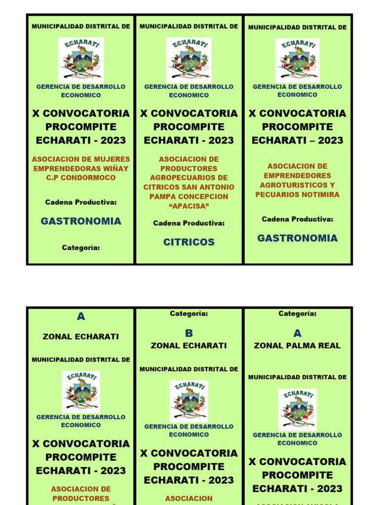Lomos Procompite | PDF | Agricultura | Cultivos