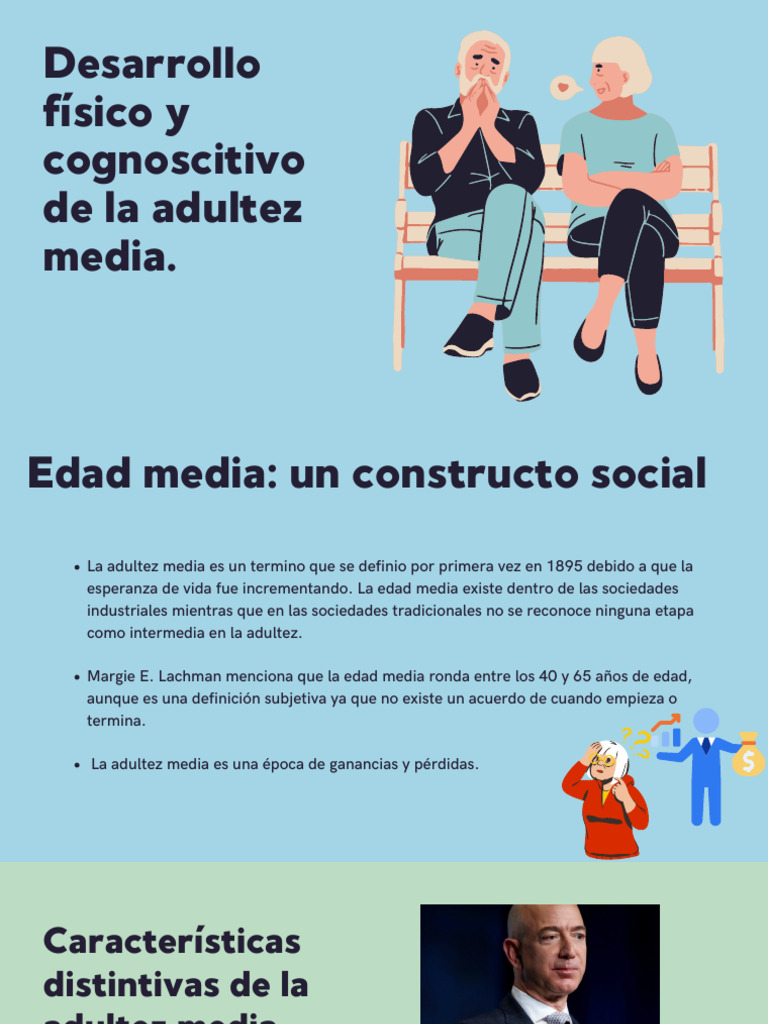 Desarrollo Fisico y Cognoscitivo de La Adultez Media | PDF