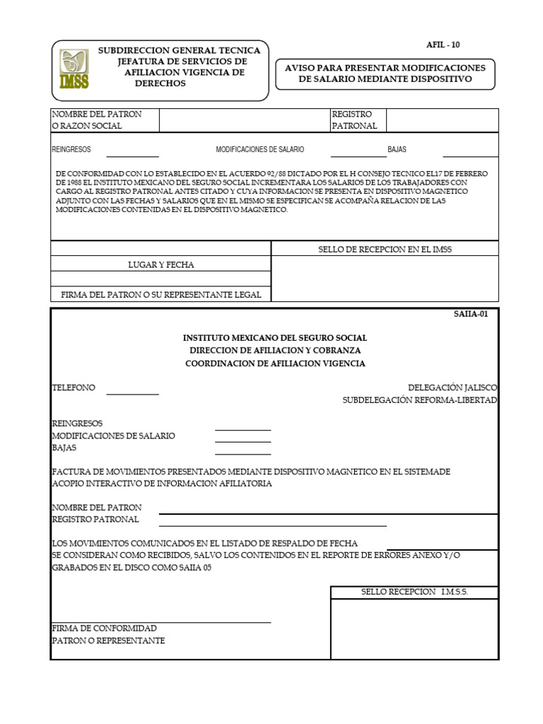 Afil 10 y Saiia | PDF