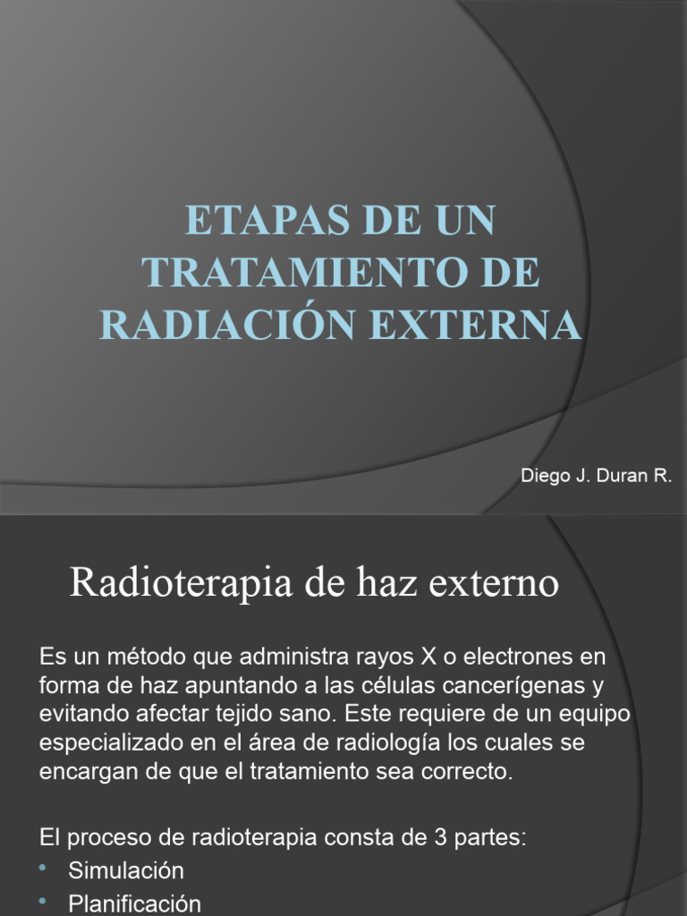 Etapas de Radioterapia | PDF