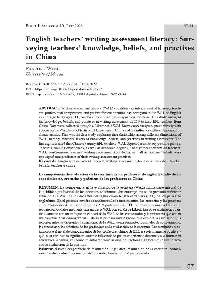 4 ++fanrong+weng | PDF | Language Arts & Discipline