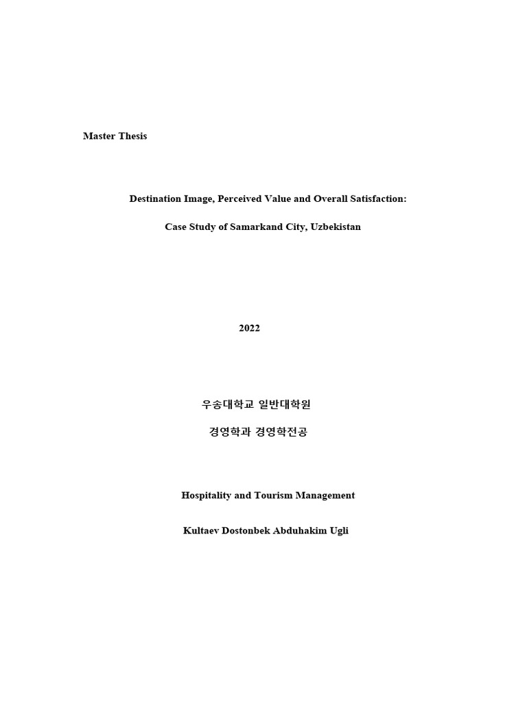 DanKultaev Master Thesis Final | PDF