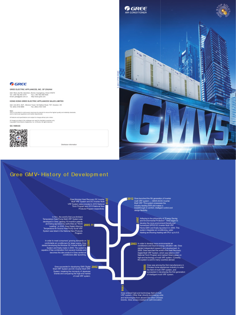 GMV5 VRF Catalogo | PDF