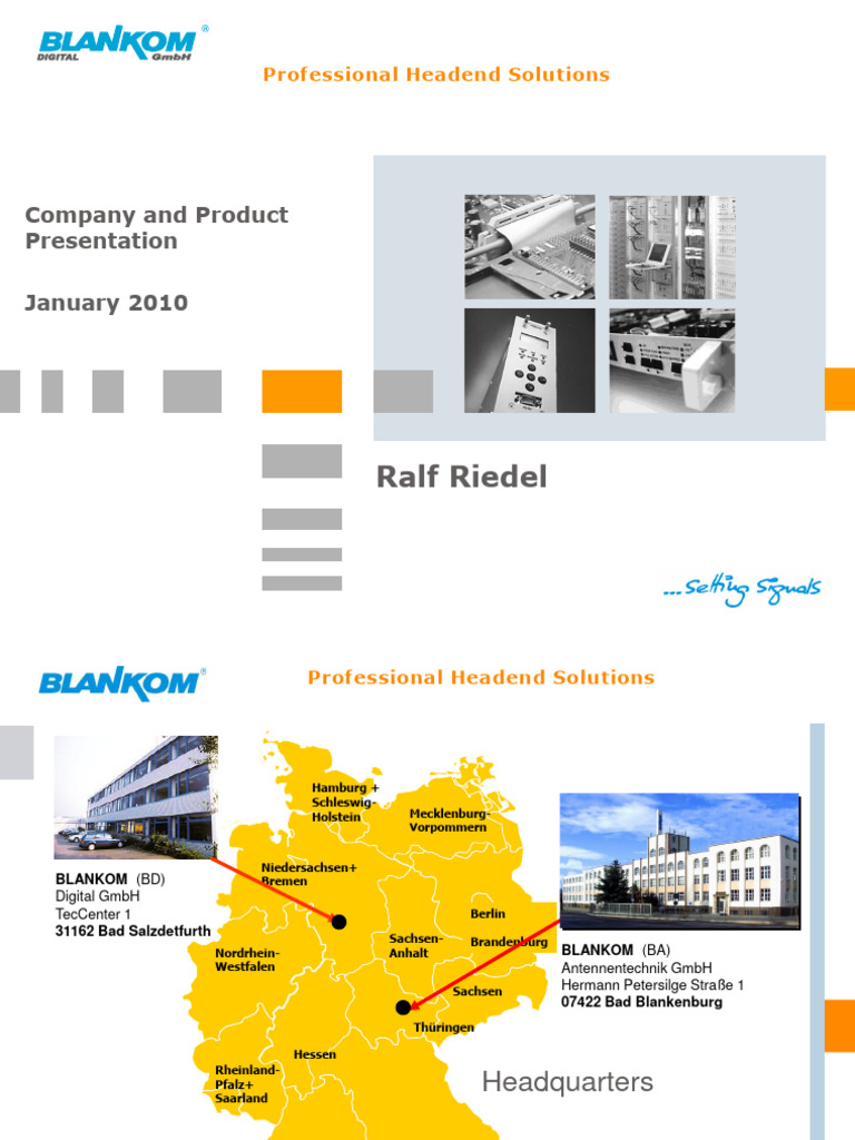 1-Company and Products | PDF | Cable Television | Telecommunications ...