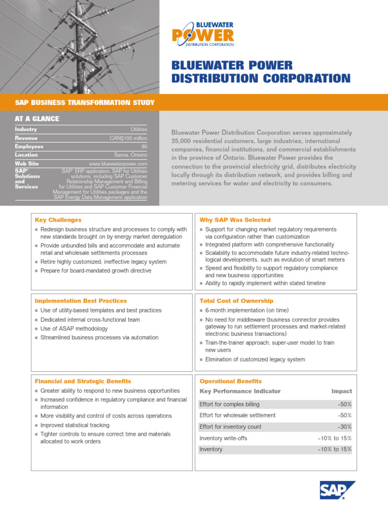Bluewater Power Distribution | PDF | Public Utility | Enterprise ...
