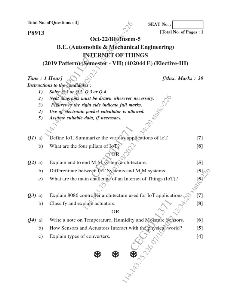 Internet of Things 2019 Pattern | PDF | Internet Of Things | Computer Engineering