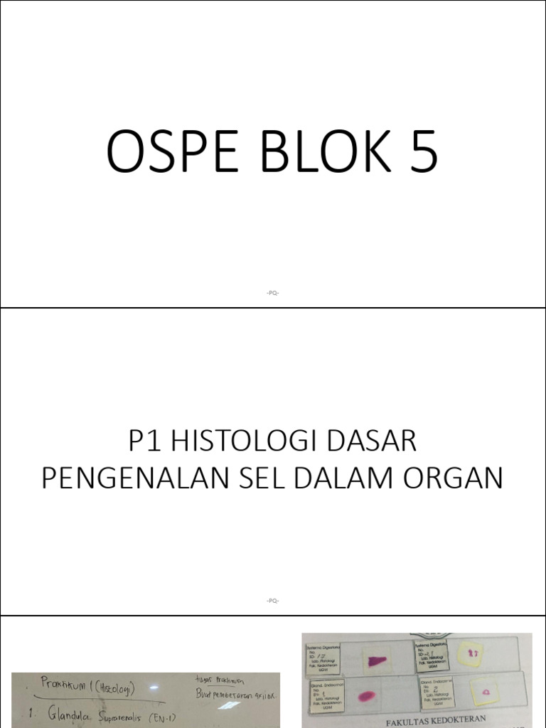 Ospe Blok 5 | PDF