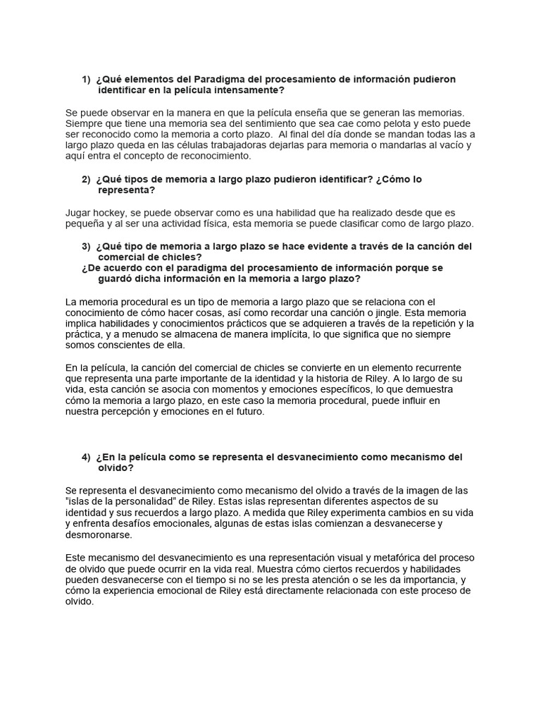 Paradigma | PDF | Memoria | Memoria a largo plazo
