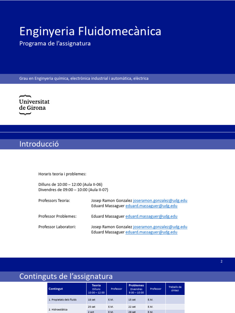 EF. Presentació | PDF