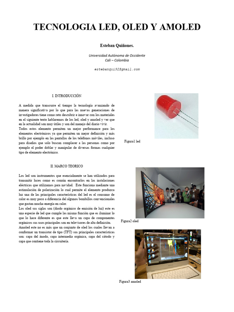 Oled. Led y Amoled | PDF