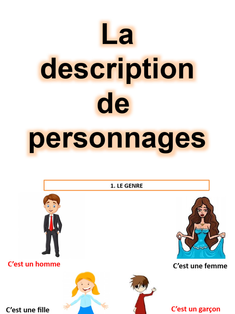 La Description Physique Et de Caractere | PDF