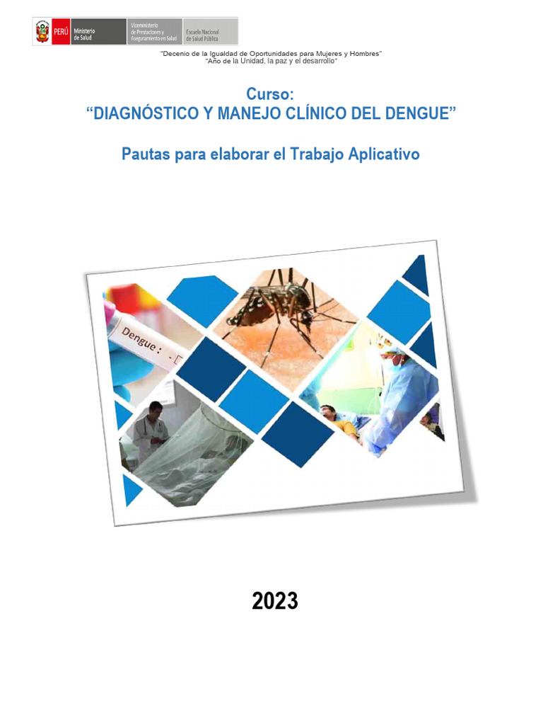 PAUTAS DEL TRABAJO APLICATIVO _CURSO_DIAGNÓSTICO Y MANEJO CLÍNICO DEL ...