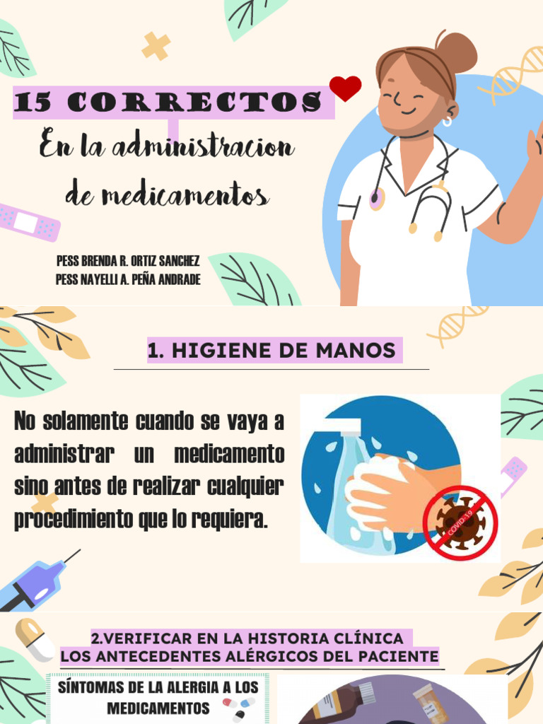 15 Correctos en Administración de Medicamentos | PDF