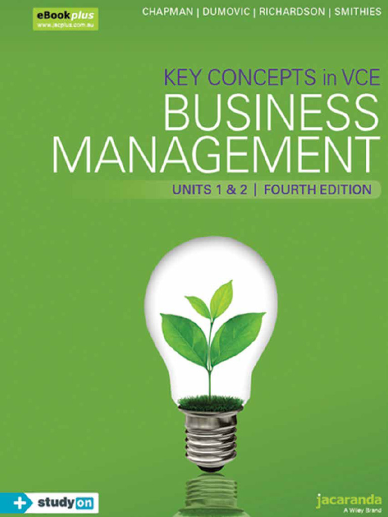 VCE U1&2 Business Management | PDF | Career & Growth