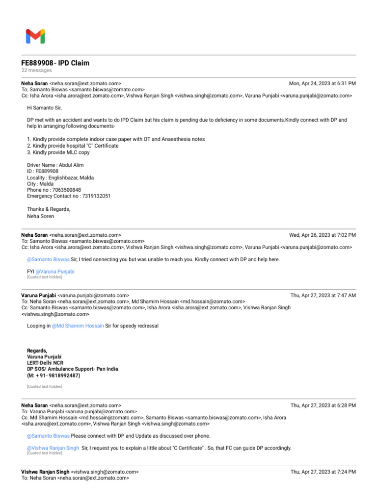 FE889908 - IPD Claim | PDF