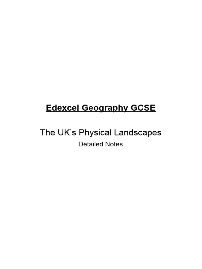 The Uk S Physical Landscapes Pdf Rock Geology Sedimentary Rock