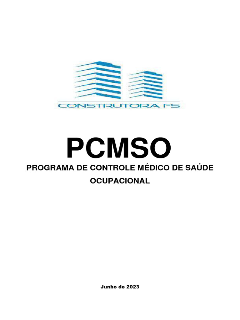 PCMSO: Saúde Ocupacional na Construção | PDF | Qualidade (negócios ...