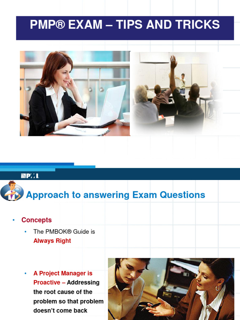 PMP Exam Tips and Tricks | PDF | Project Management Professional | Learning