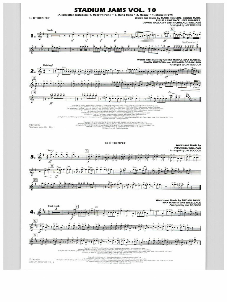 Stadium Jams Vol. 10 JAY BOCOOK | PDF