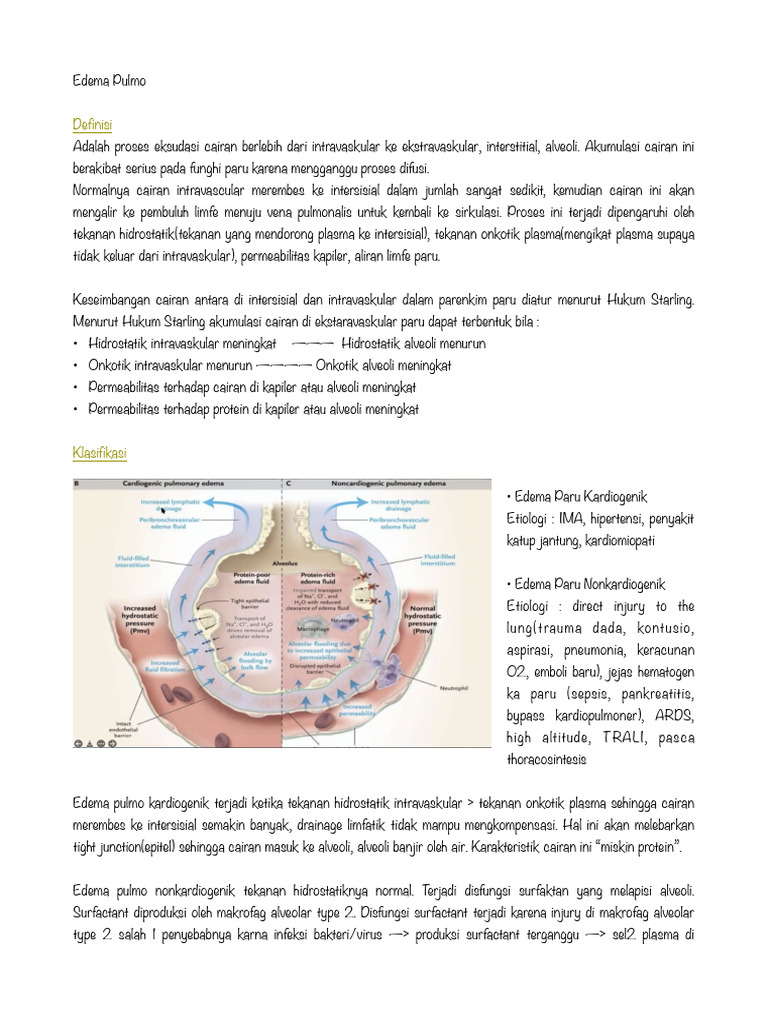 Edema Pulmo | PDF