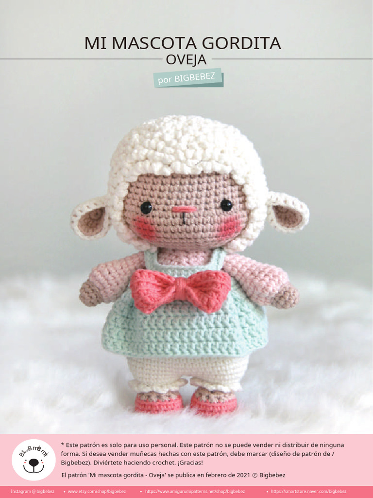 Ovejita Con Overol Esp | PDF