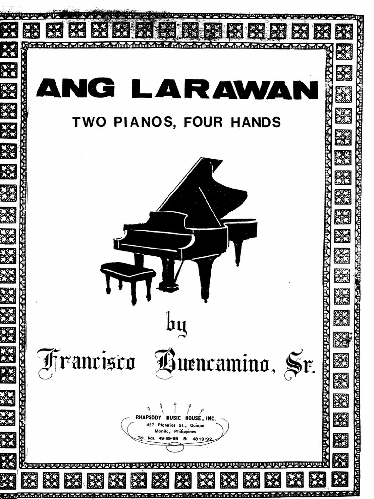 Buencamino. Ang Larawan (The Portrait) (2 Pianos) | PDF