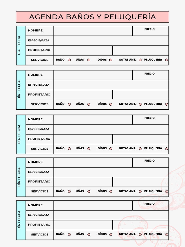 Documento A4 Planner Semanal de Comida Simple Colorido | PDF