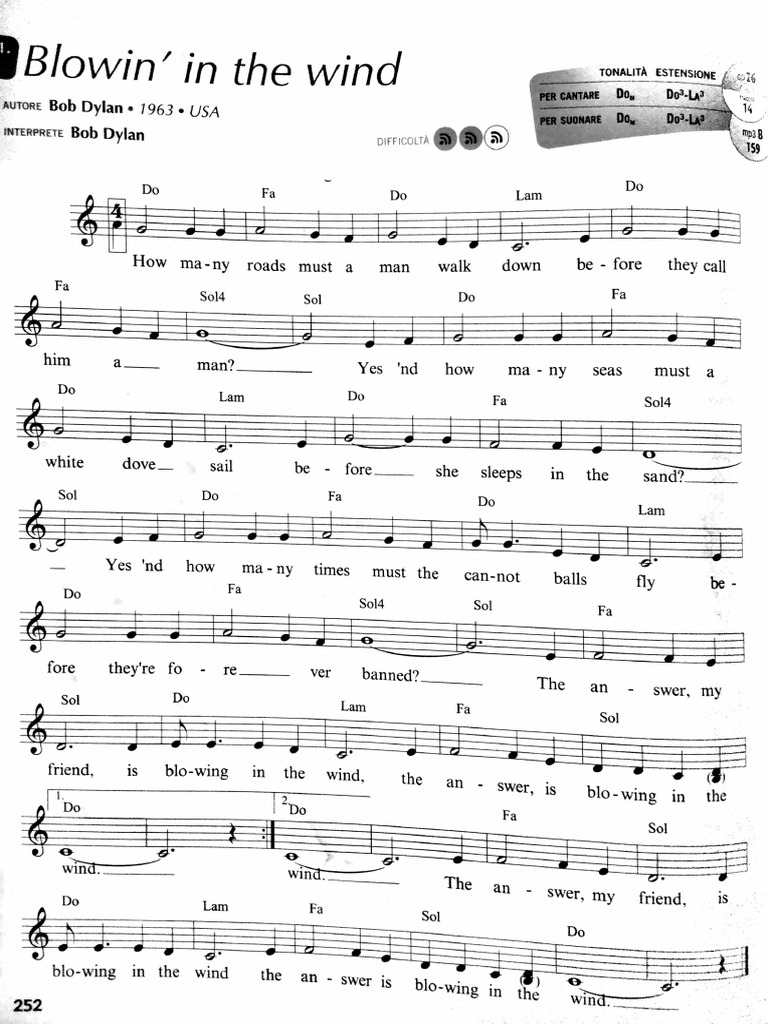 Blowin' in The Wind | PDF