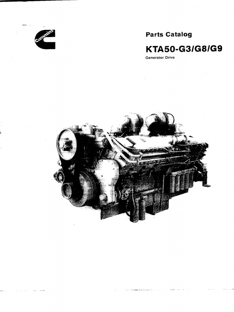 KTA50-G3-G8-G9 Parts Book | PDF