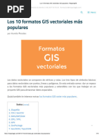 Formatos SIG y Archivos Geoespaciales | PDF | Sistema de información ...