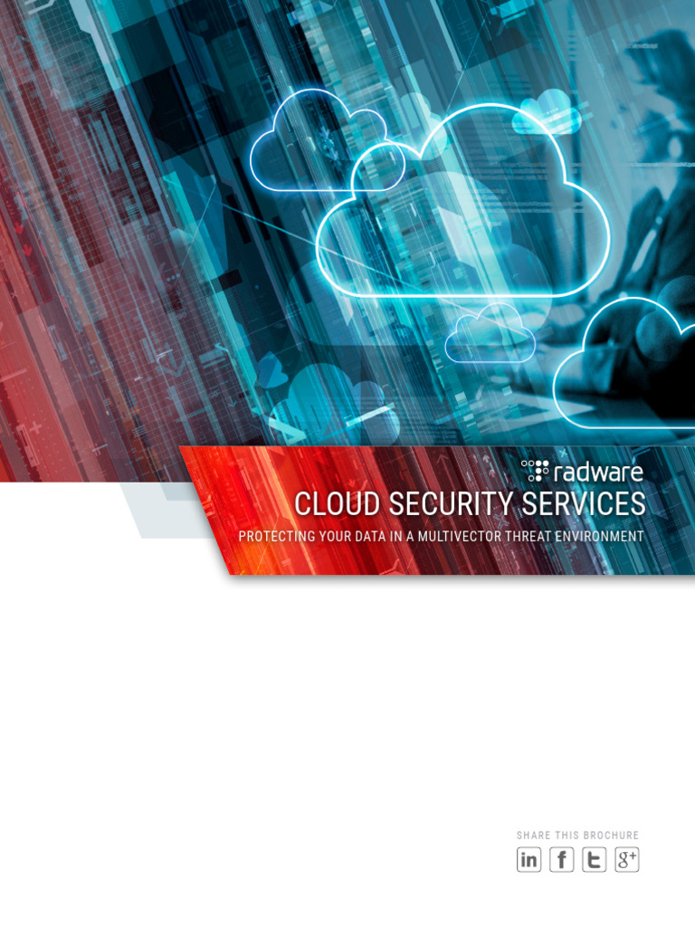 Rad1452 Radware Cloud Security Services Brochure v2 | PDF | Malware | Security