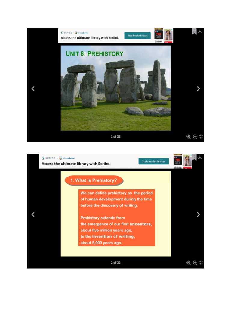 Prehistory | PDF