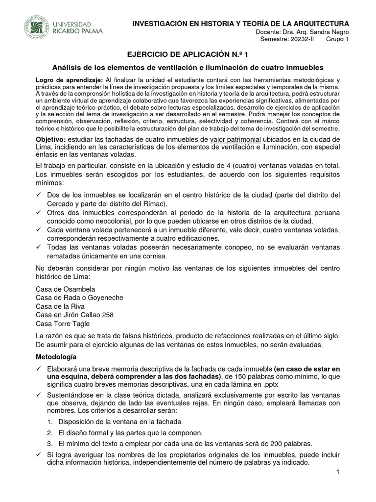 Ejercicio de Aplicacion #1-2023-Ii | PDF | Aprendizaje