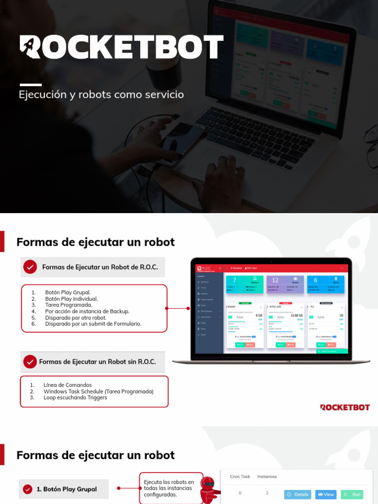 ROC - Como Lanzar Una Robot Rocketbot | PDF