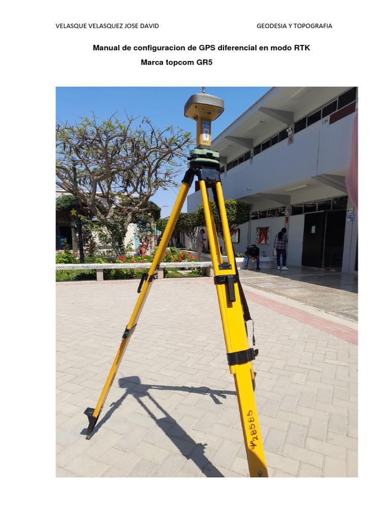 Manual de Configuracion de GPS Diferencial en Modo RTK | PDF Manual de Configuracion de GPS Diferencial en Modo RTK | PDF