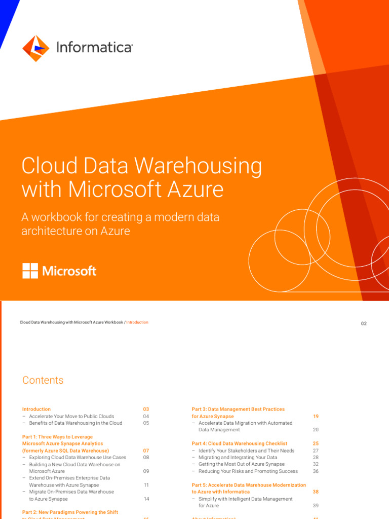 En - Cloud Data Warehousing With Microsoft Azure - Workbook - 3373 | PDF En - Cloud Data Warehousing With Microsoft Azure - Workbook - 3373 | PDF