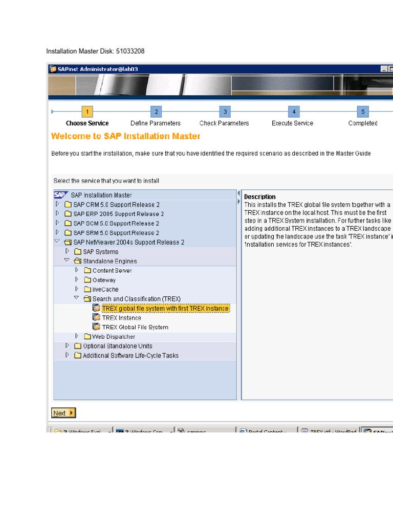 TREX Installation and Configuration Guide | PDF