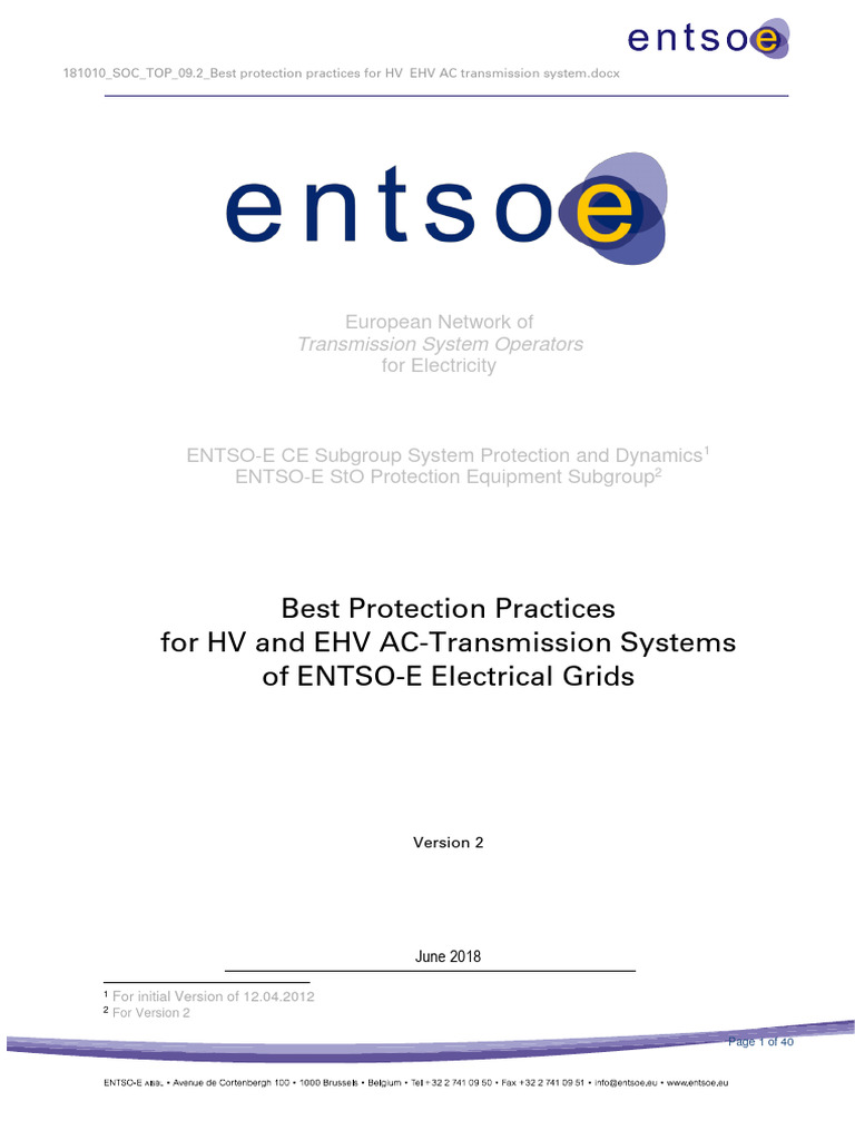 Best Protection Practices For HV EHV AC Transmission System | PDF