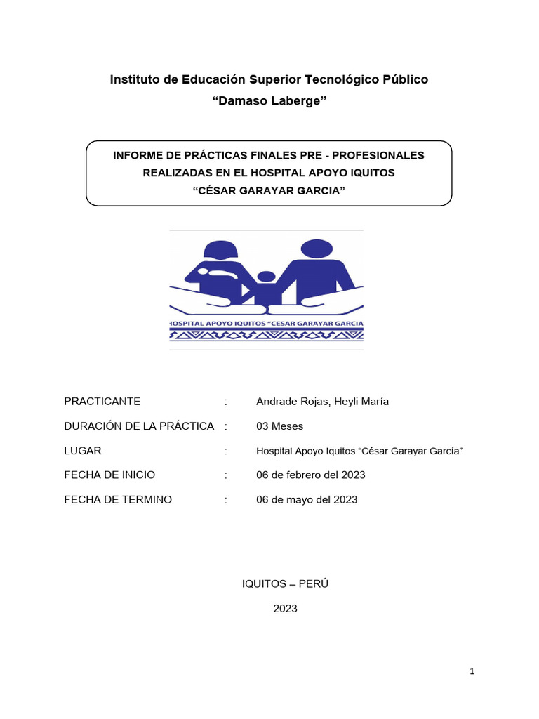 Heyli Informe | PDF | Hospital | Cuidado de la salud