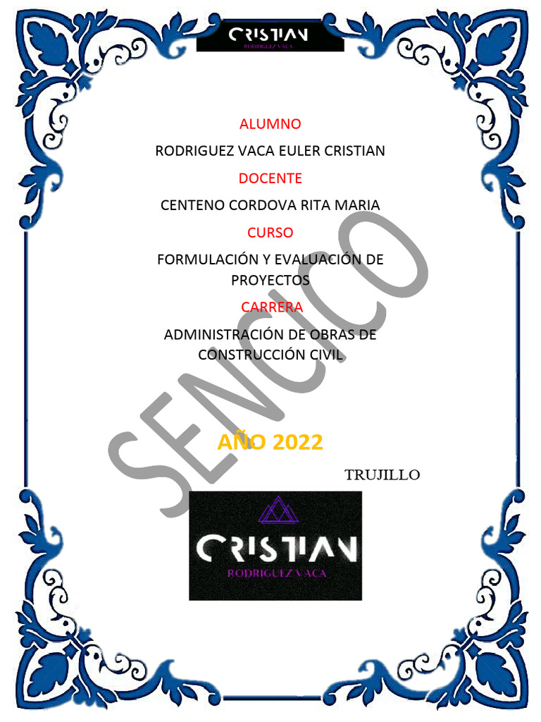 Mejoramiento y Pavimentacion de Calles y Veredas Del Barrio 7C Del ...