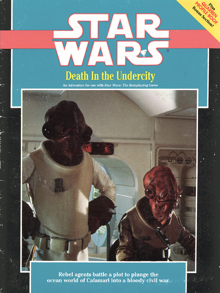 Star Wars WEG RPG (D6) - Adventure - Death in the Undercity (40037) | PDF