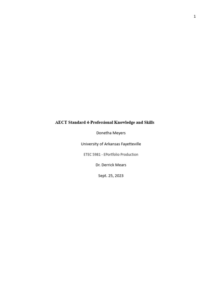 Aect Standard 4 Pdf
