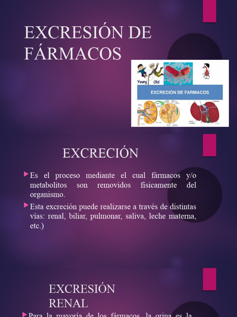Tema 5 Excresión de Fármacos-22 | PDF