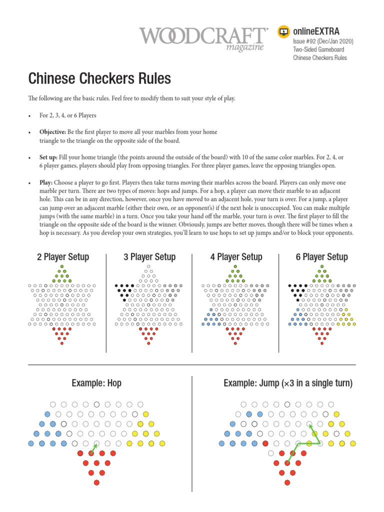 92 Gameboard Chinese-Checkers-Rules | PDF